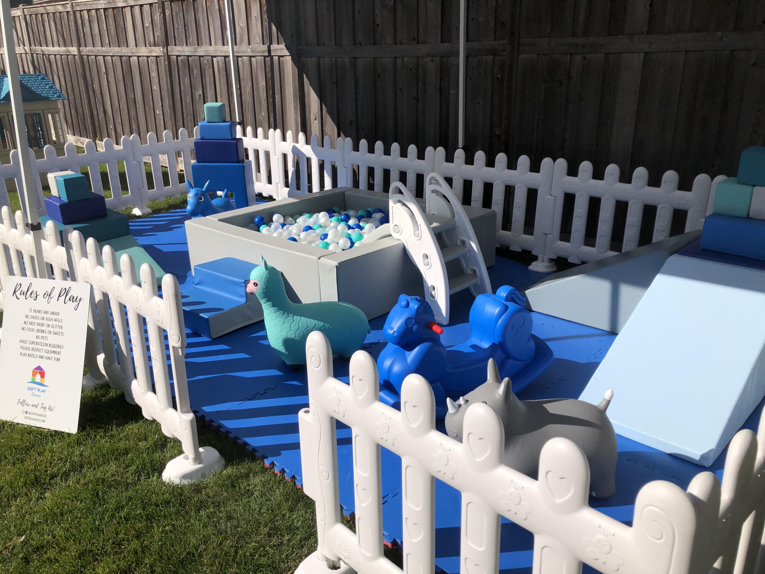 Teenie Tots Oasis - Soft Play Oasis blue soft play equipment
