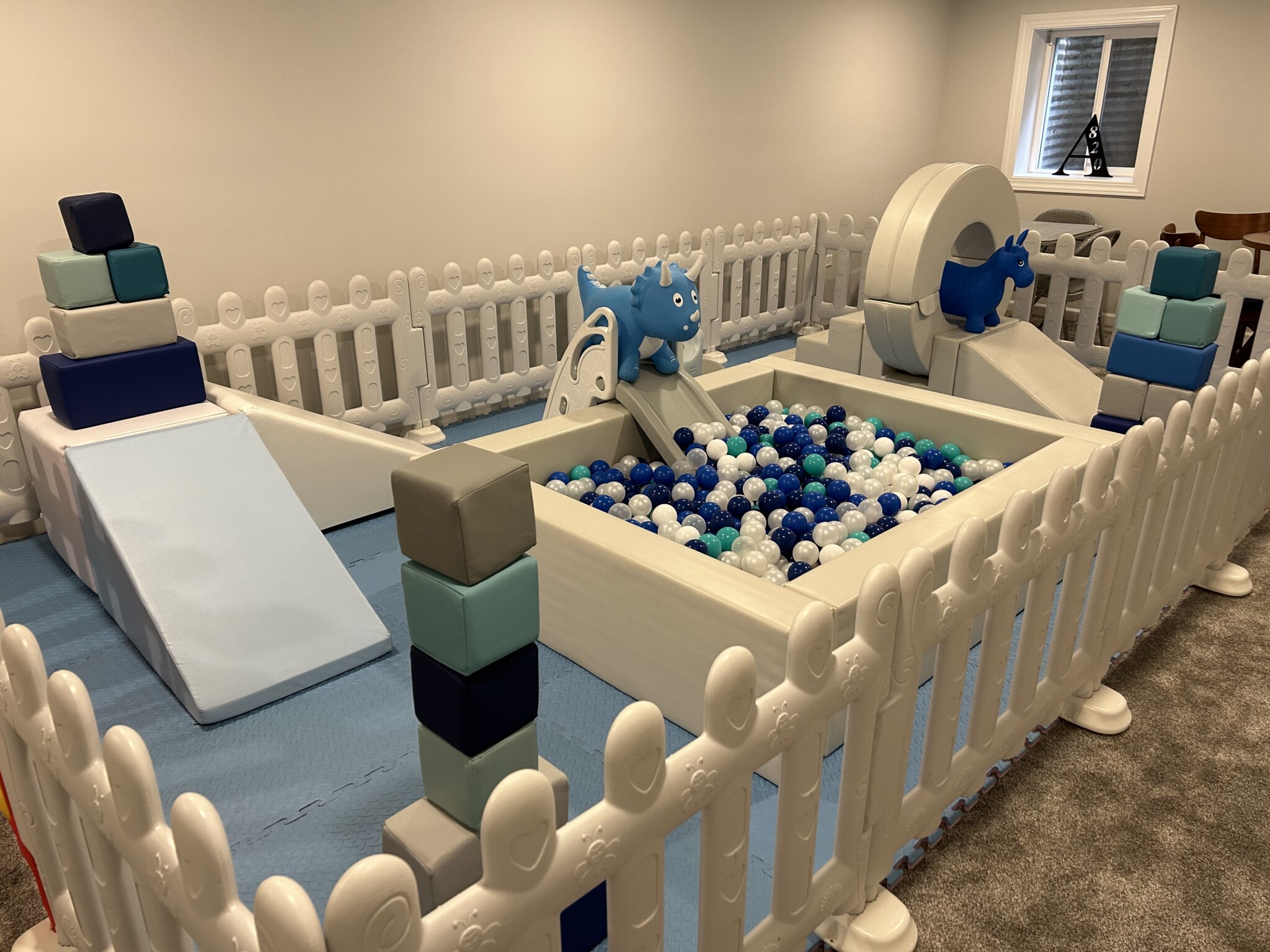 Teenie Tots Oasis - Soft Play Oasis blue soft play equipment